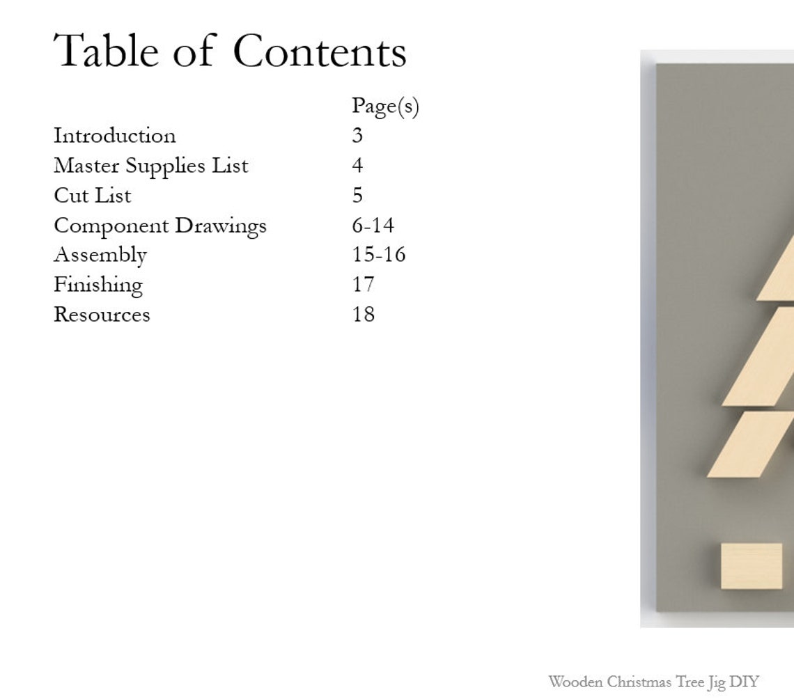 DIY Wooden Christmas Tree Jig Plans, Christmas Decor, Holiday Art ...