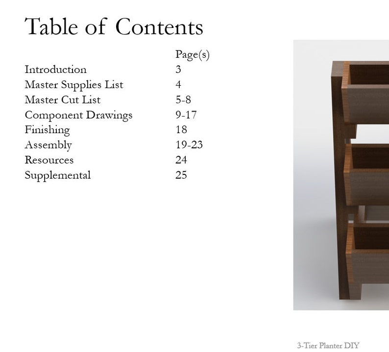 Wooden 3 Tier Planter DIY Plans | Balcony Flower Garden | Flower Box ...