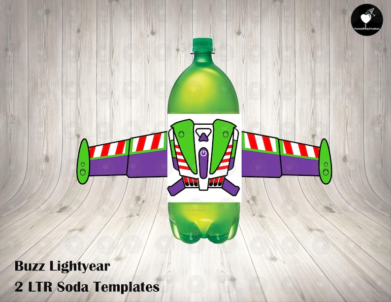 Buzz Lightyear Soda Rocket: Toy Story Party Decor (PDF Download) - Etsy