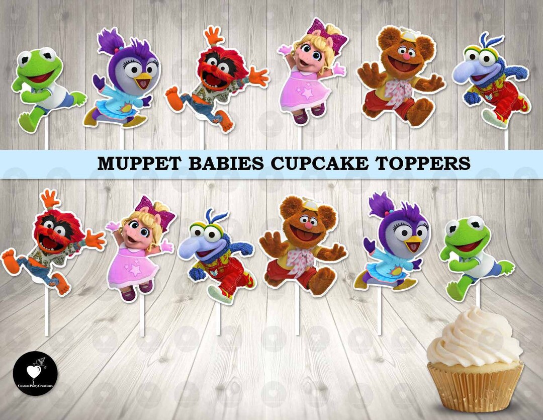 Muppet Babies Cupcake Toppers: Birthday Party Decorations - Etsy