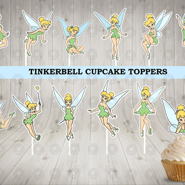 Tinkerbell Cake Toppers - Etsy