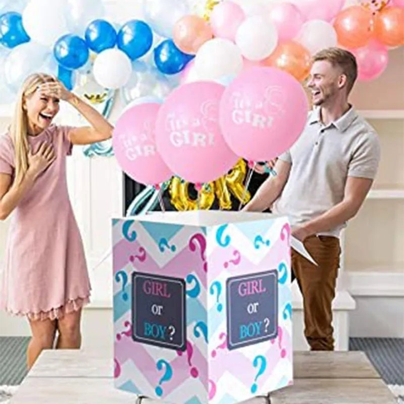 Gender Reveal Balloon Box - Etsy UK