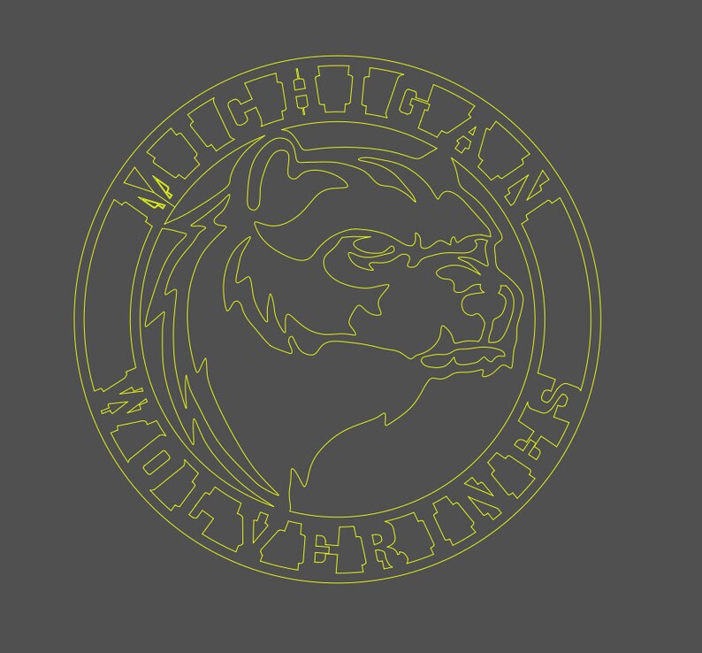 Michigan DXF/SVG cut Ready - Etsy