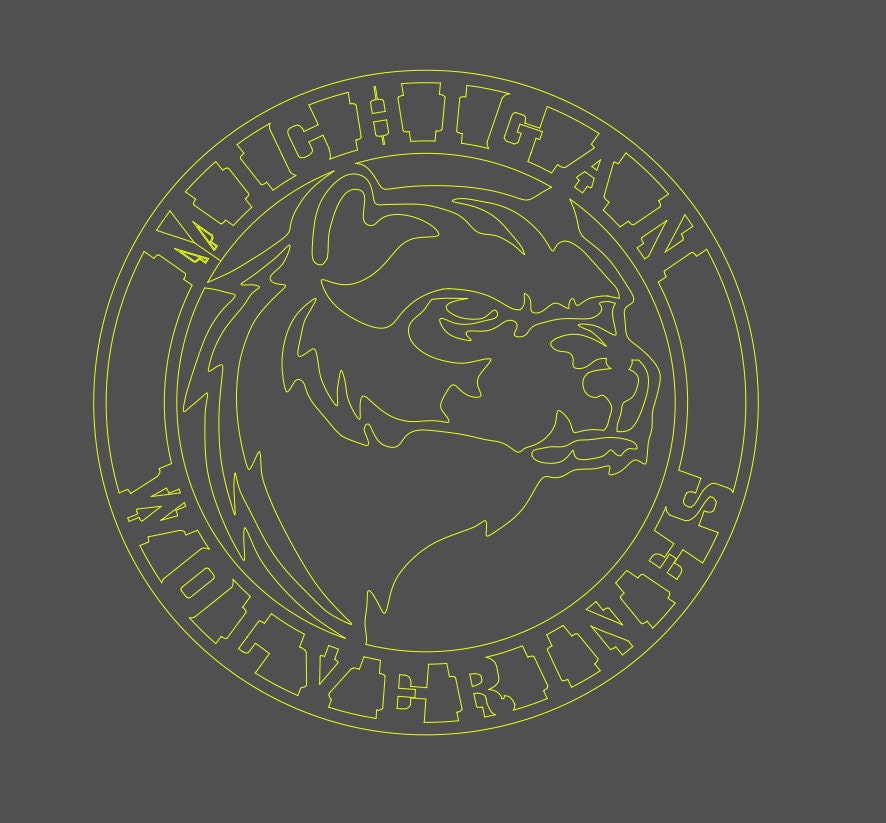 Michigan DXF/SVG cut Ready - Etsy