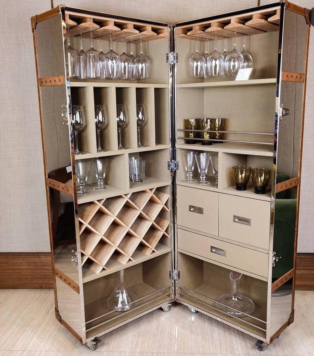 Mueble bar negro Mueble bar Mueble bar de madera mueble moderno barra ...