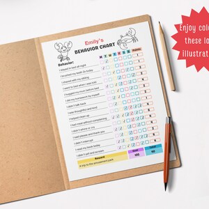 Classroom Behavior Chart Red Yellow Green,good Behavior Tracking ...