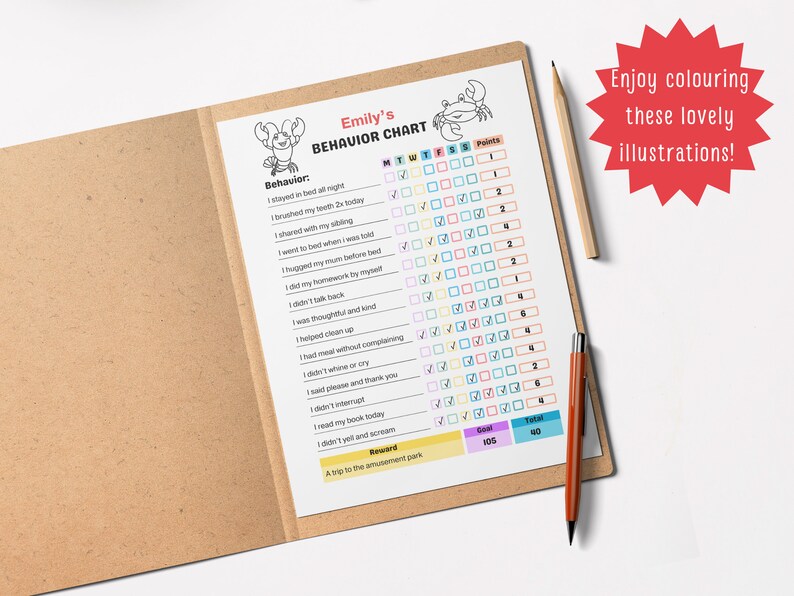 Classroom Behavior Chart Red Yellow Green,good Behavior Tracking ...