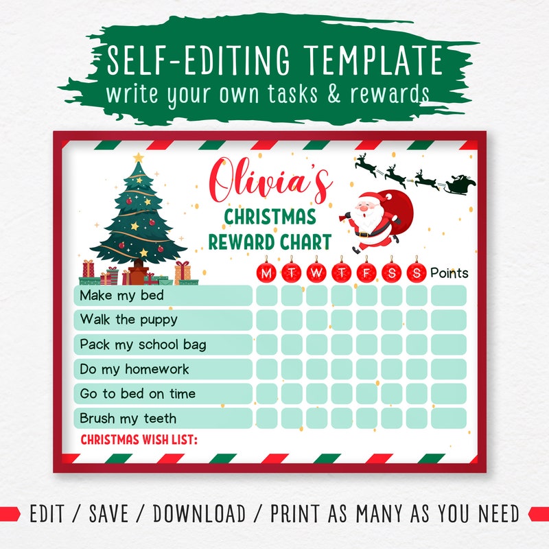 Behavior Chart - Etsy