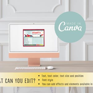 EDITABLE Reward Chart Racing,behavior Reward Chart for Kids,f1 Racing ...