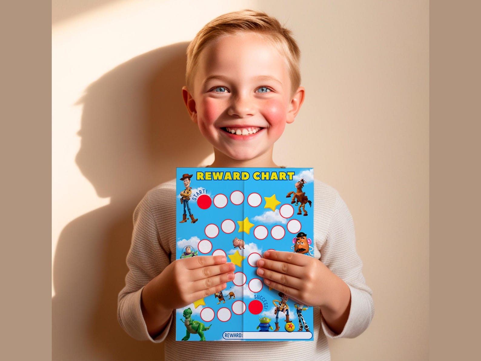 Toy Story Reward Chart,potty Chart for Kids,potty Training Chart for ...