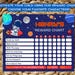 EDITABLE Space Reward Chart,spaceman Behavior Chart,solar System Chore ...