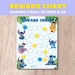 Lilo & Stitch Reward Chart,sticker Chart for Kids,potty Training Chart ...