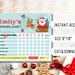 EDITABLE Christmas Reward Chart,new Year's Behavior Chart,santa Chore ...