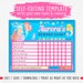 EDITABLE Mermaid Reward Chart, Sea World Behavior Chart, Little Mermaid ...