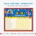 EDITABLE Reward Chart Super Mario,behavior Reward Chart for Kids,mario ...