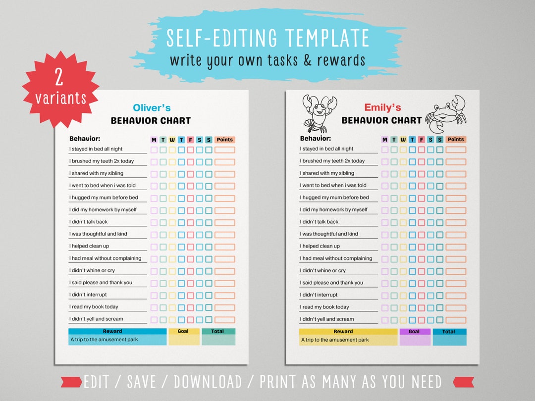 Classroom Behavior Chart Red Yellow Green,good Behavior Tracking ...