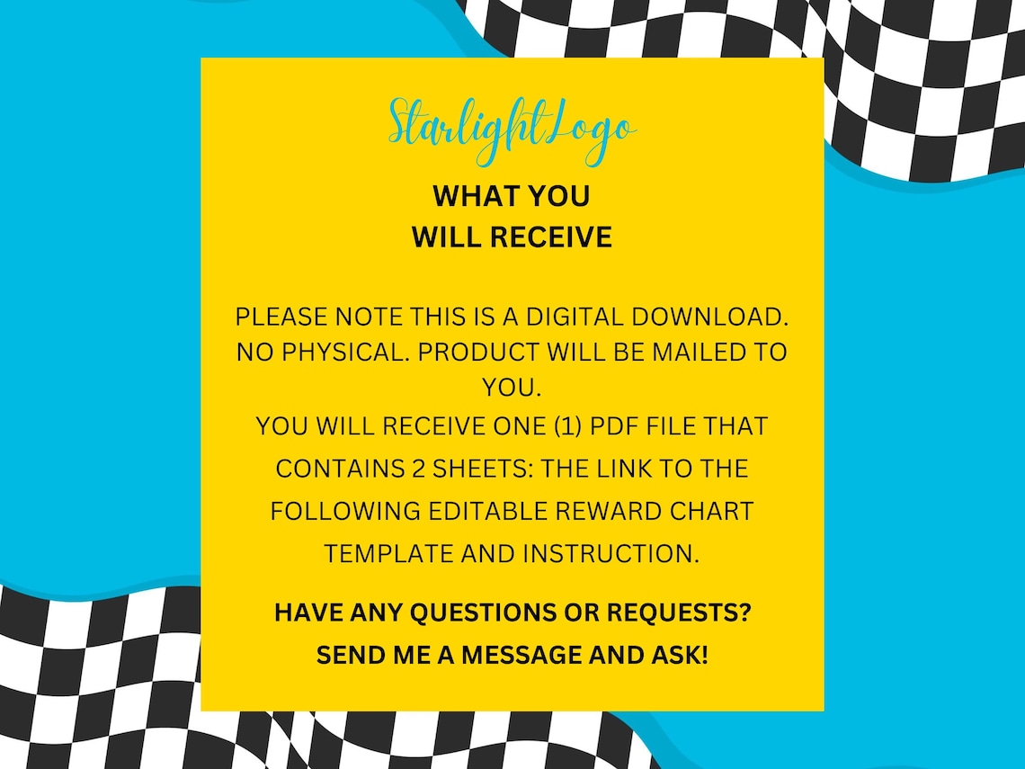 EDITABLE Reward Chart Cars Pixar,reward Chart for Kids,lightning ...