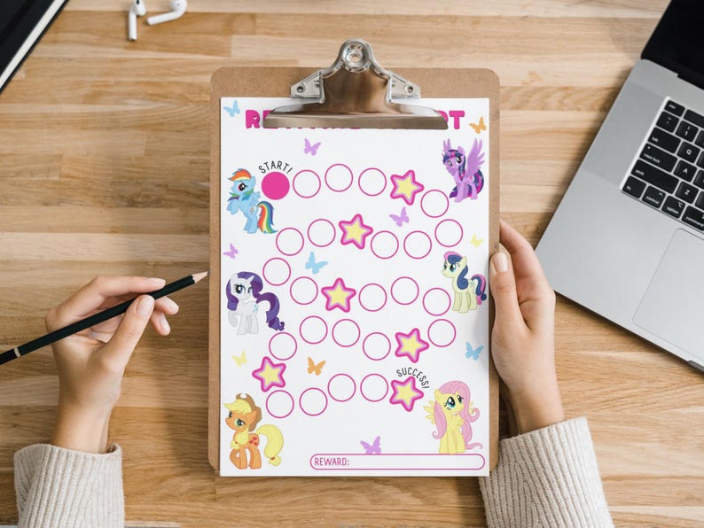 My Little Pony Reward Chart for Kids,chore Chart,behaviour Chart ...