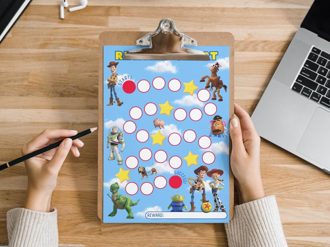 Toy Story Reward Chart,potty Chart for Kids,potty Training Chart for ...