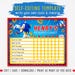 EDITABLE Reward Chart Sonic,behavior Reward Chart for Kids,sonic the ...