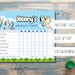 EDITABLE Reward Chart Bluey,behavior Reward Chart for Kids,blue Puppy ...