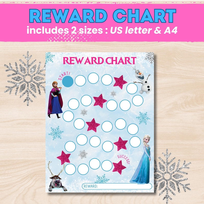 Frozen Chore Chart - Etsy