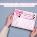 EDITABLE Reward Chart Minnie Mouse,behavior Reward Chart for Girls ...
