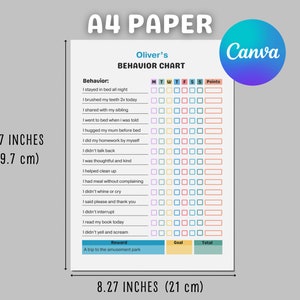 Classroom Behavior Chart Red Yellow Green,good Behavior Tracking ...