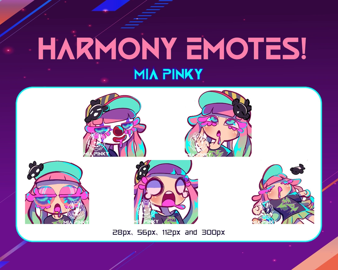 Harmony Splatoon 3 Emotes for Twitch, Youtube and Discord - Etsy