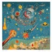 Outer Space Poster of Planet and Stars for Space Enthusiast, Playroom ...