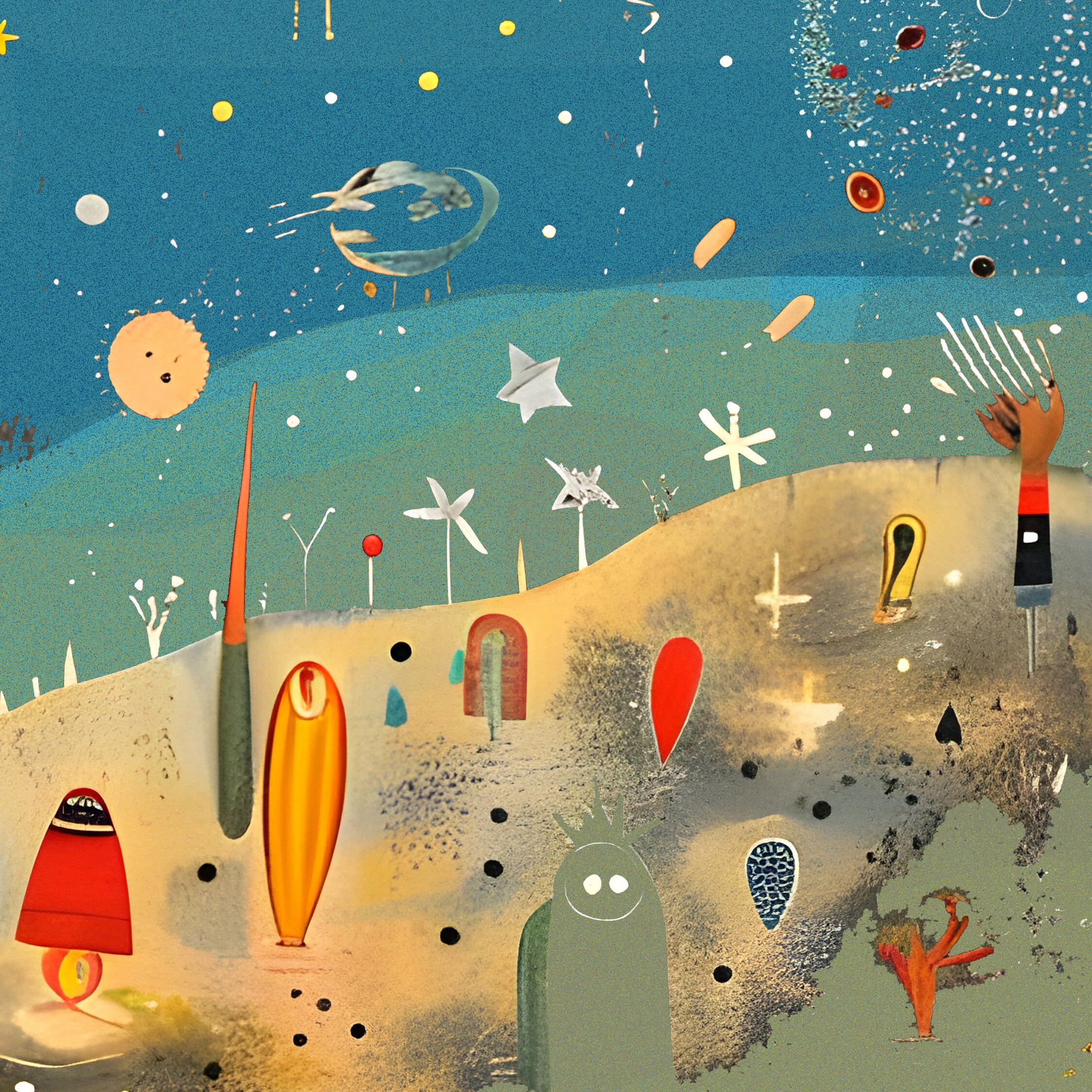 Outer Space Poster of Planet and Stars for Space Enthusiast, Playroom ...