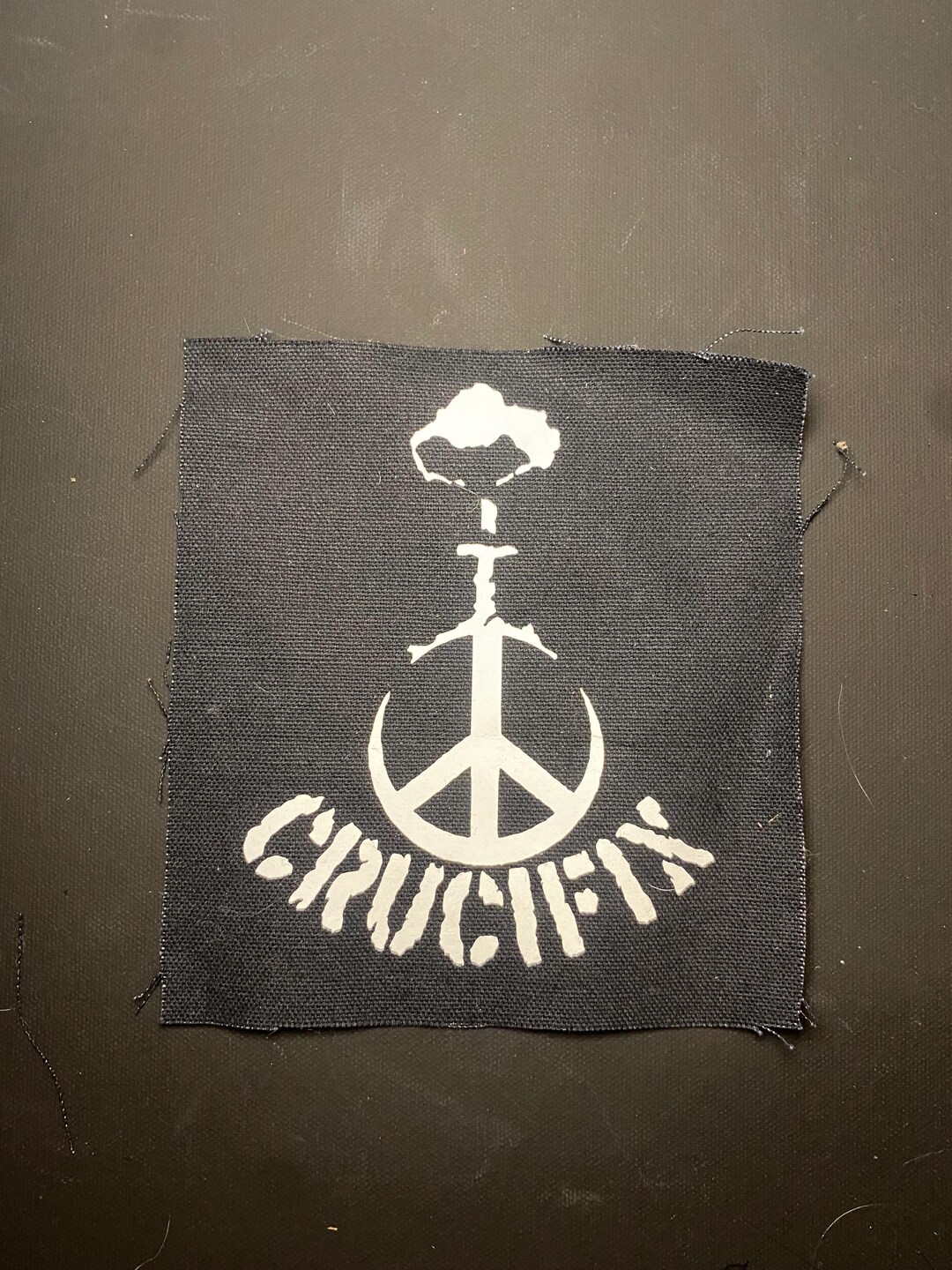 Crucifix Patch - Etsy