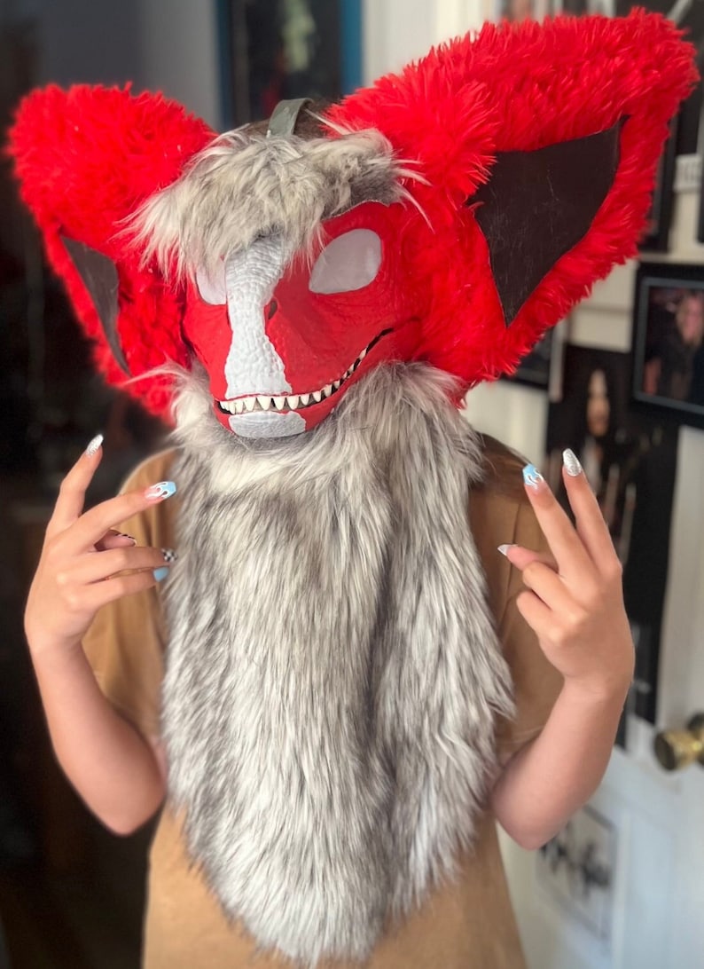 Furry Mask - Etsy