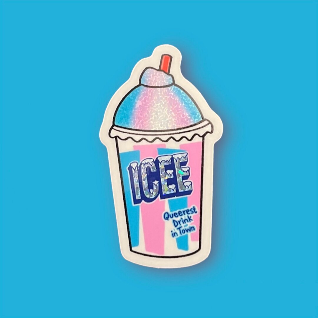 Queer Icee Sticker Trans Sticker Trans Pride - Etsy