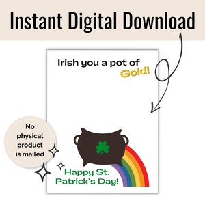 St Patrick's Day Handprint Craft, Pot of Gold, Paint Craft for Baby ...