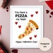 Valentines Day Footprint Art, Pizza My Heart, Paint Craft for Baby ...