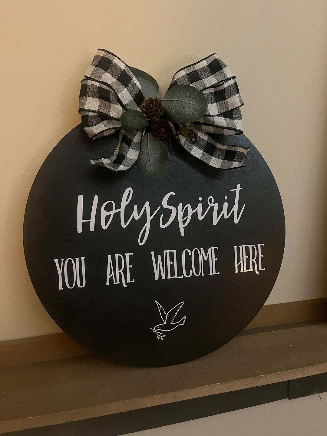 Holy Sprit You Are Welcome Here Sign - Etsy