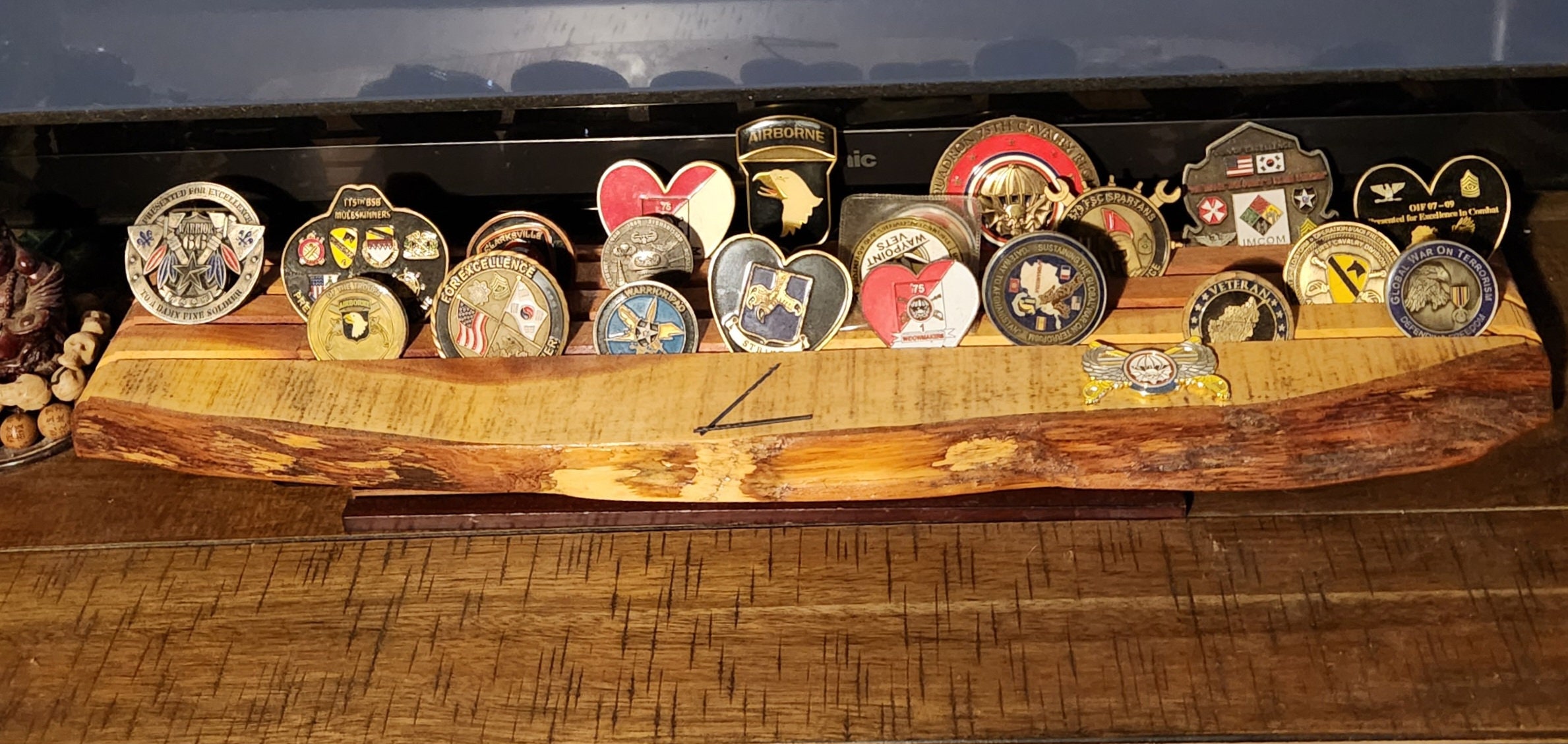 Cedar Challenge Coin Racks and Boxes - Etsy