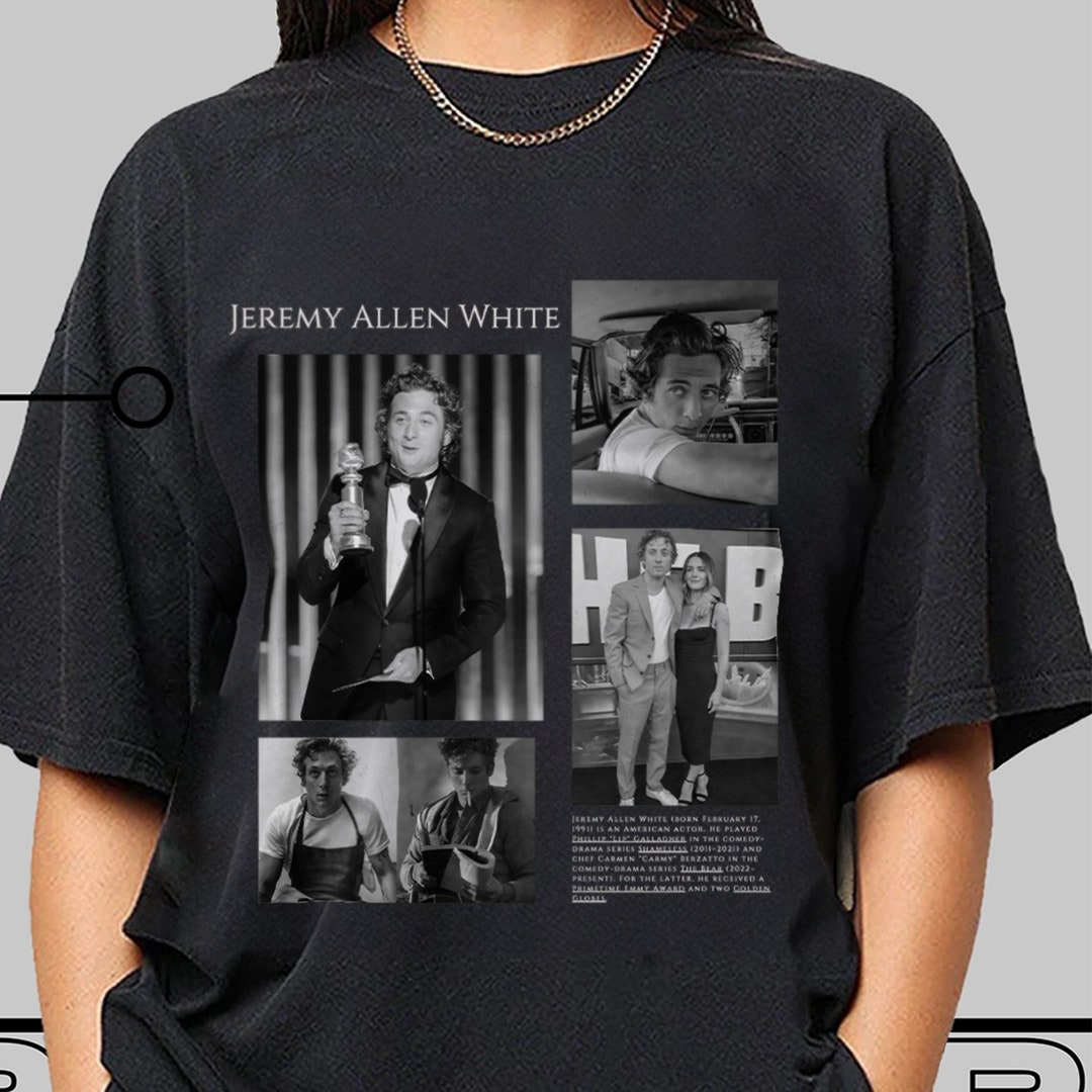 Limited Jeremy Allen White T-shirt, Gift for Men and Women - Etsy