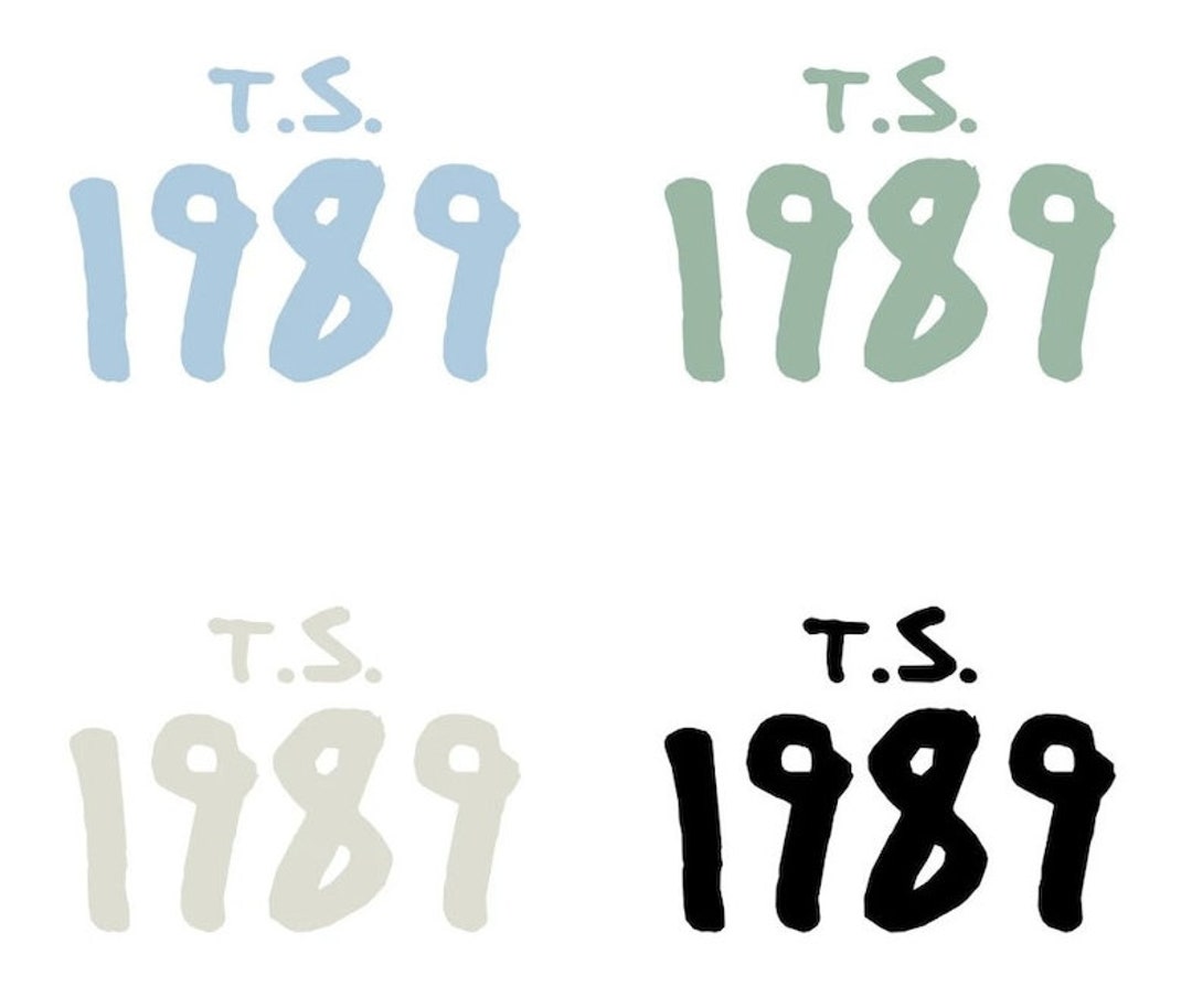 1989 Taylor Swift, Taylor's Version Logo PNG, 1989 TV PNG, 1989 Png ...