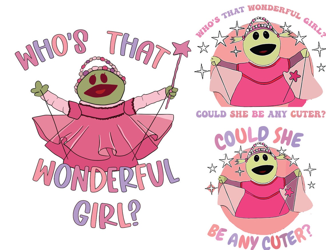 Nanalan Whos That Wonderful Girl Retro Pngnanalan Sweatshirtnanalan Merchnanalan Cartoon Png
