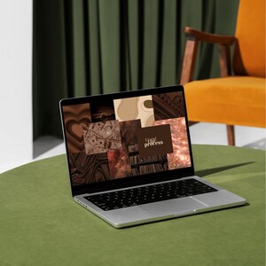 Brown Aesthetic Desktop Wallpaper - Etsy