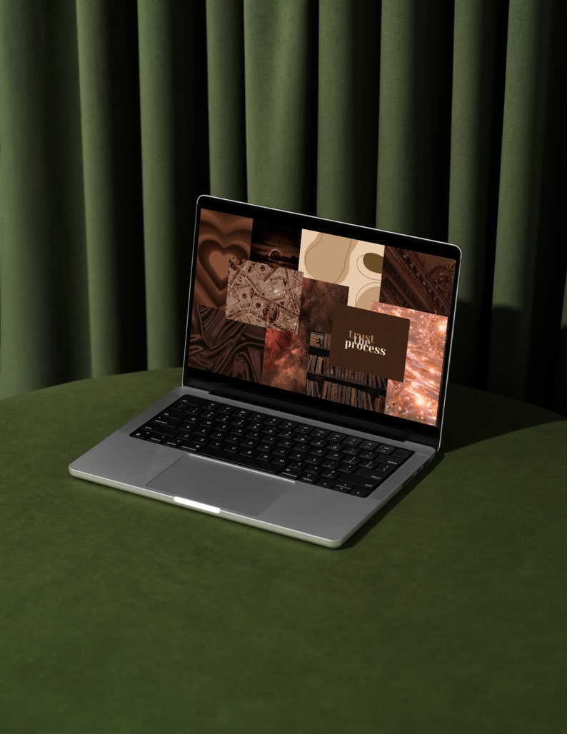 Brown Aesthetic Desktop Wallpaper - Etsy