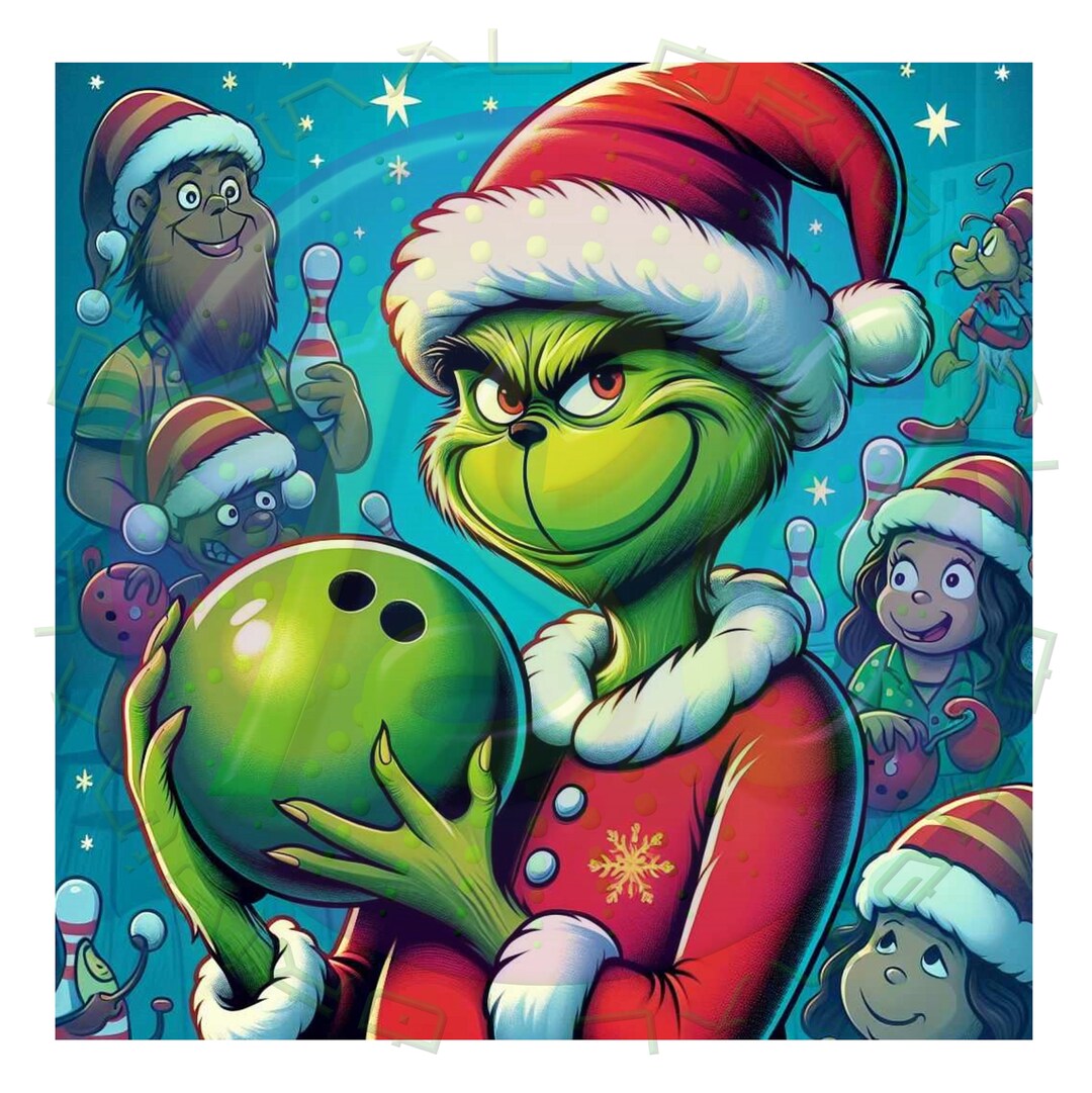 Grinch Bowling Grinch Christmas Gift Cold Weather Grinch - Etsy