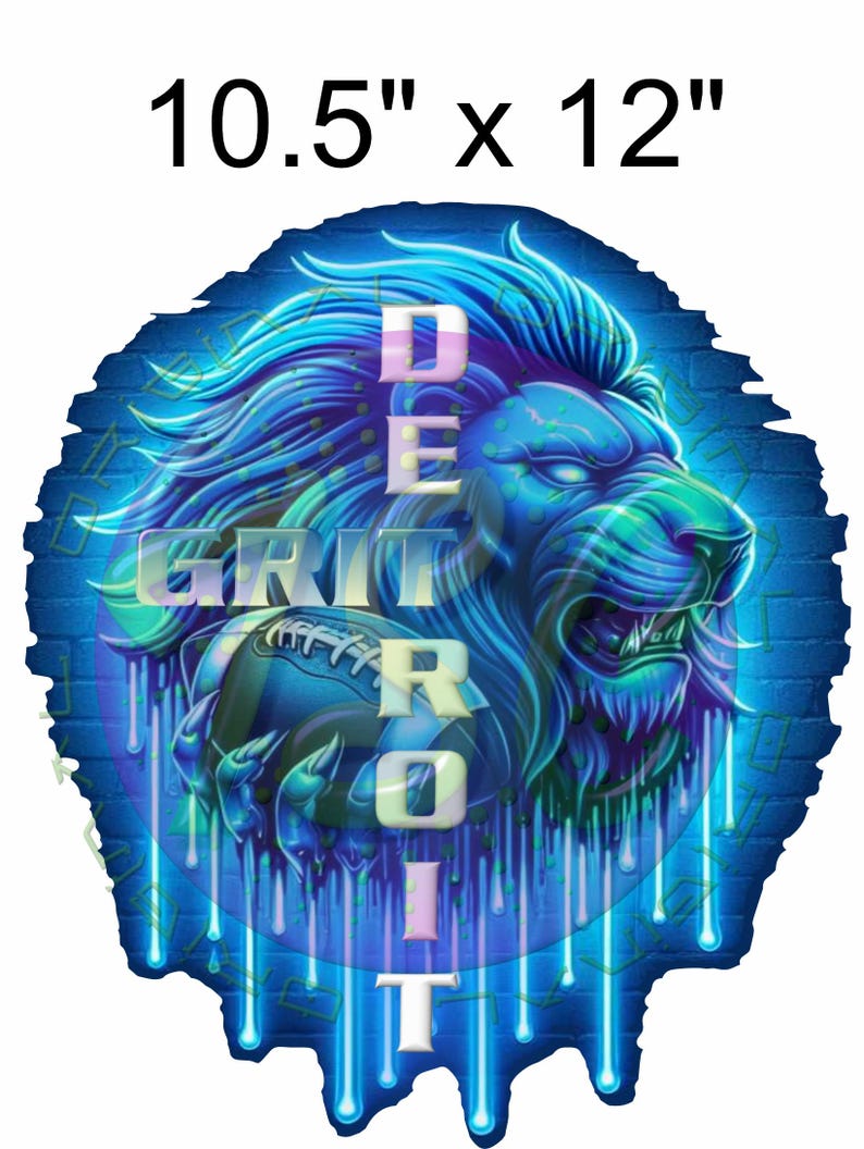 Lions PNG, Football, Detroit PNG - Etsy