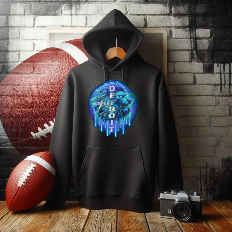 Lions PNG, Football, Detroit PNG - Etsy
