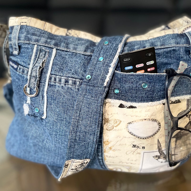 Denim Handbag - Etsy