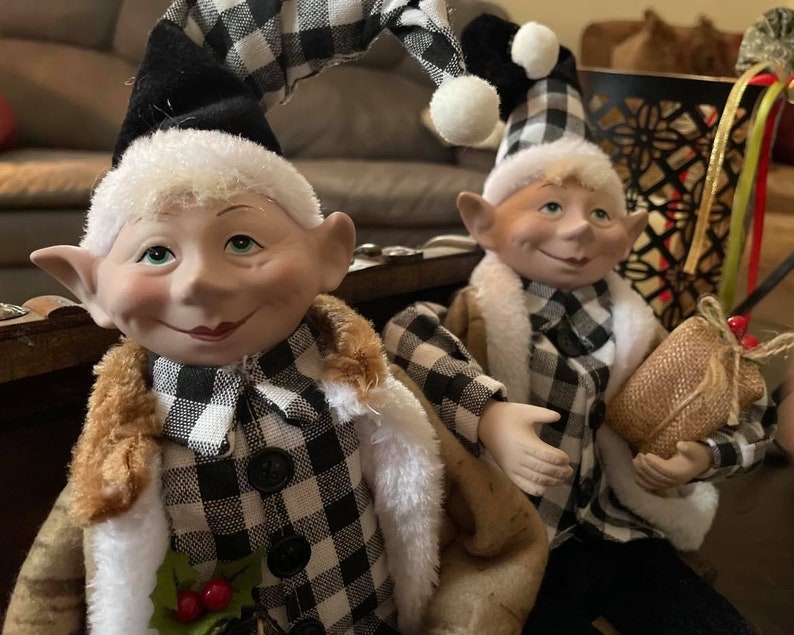 Elf Dolls Set of Two - Etsy
