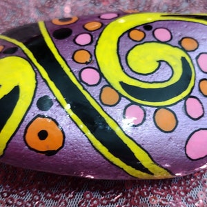 Abstract Painted Rock - Etsy