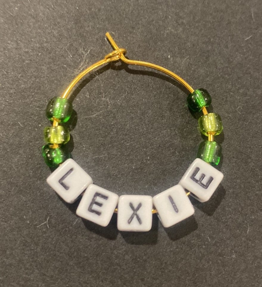 Custom Name Handmade Wine Glass Charms – Custom Unique and Charming ...